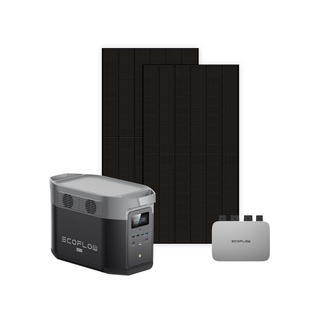 Voltd Autark 860W mit EcoFlow Delta 2 Max (2048 Wh)